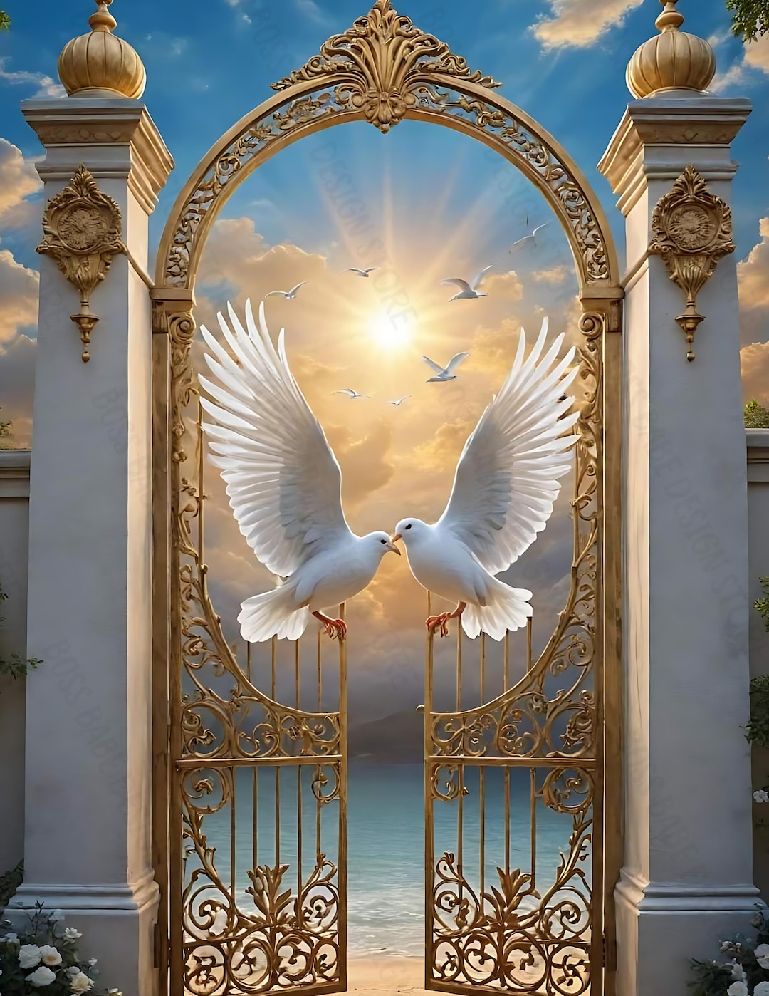 1-heaven Background| Heaven| Gates of Heaven | Columns |memorial ...