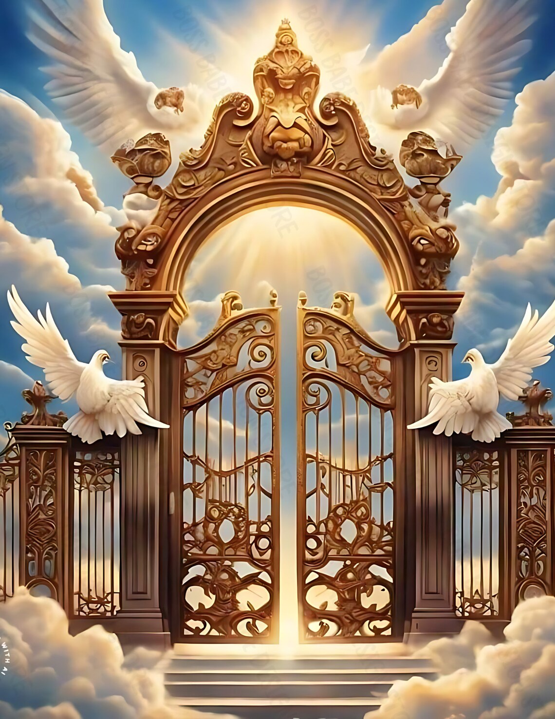 1-heaven Background| Heaven| Gates of Heaven | Columns |memorial ...