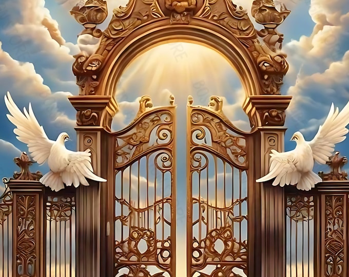 Chair Heaven Background | Clouds | Blue Sky Memorial | Memorial ...