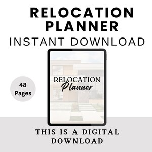 Relocation Checklist Printable|moving Planner|relocation Guide ...