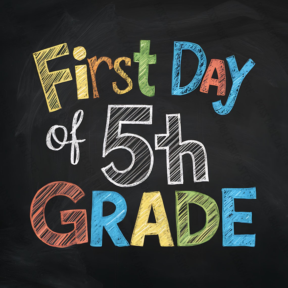 1st Day of 5th Grade Pngback to School Png1st Day of School Pngschool ...