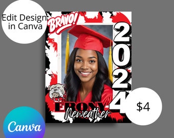Graduation Flyer Graduation Party Flyer Editable Graduation Invitation ...