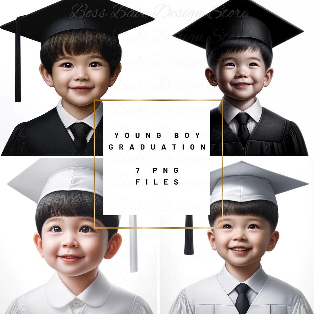 7-young Asian Boy With Grad Cap PNG Graduation 2024 Pnggraduate ...