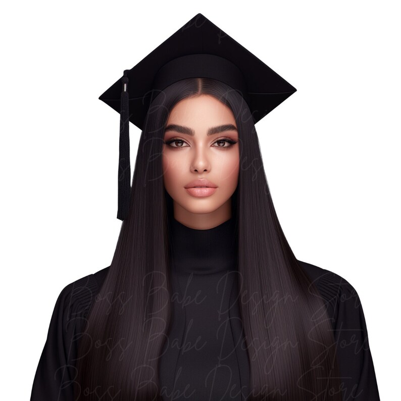 5 A.I. Mediterranean Female Graduation Stock Model High Resolution PNG ...