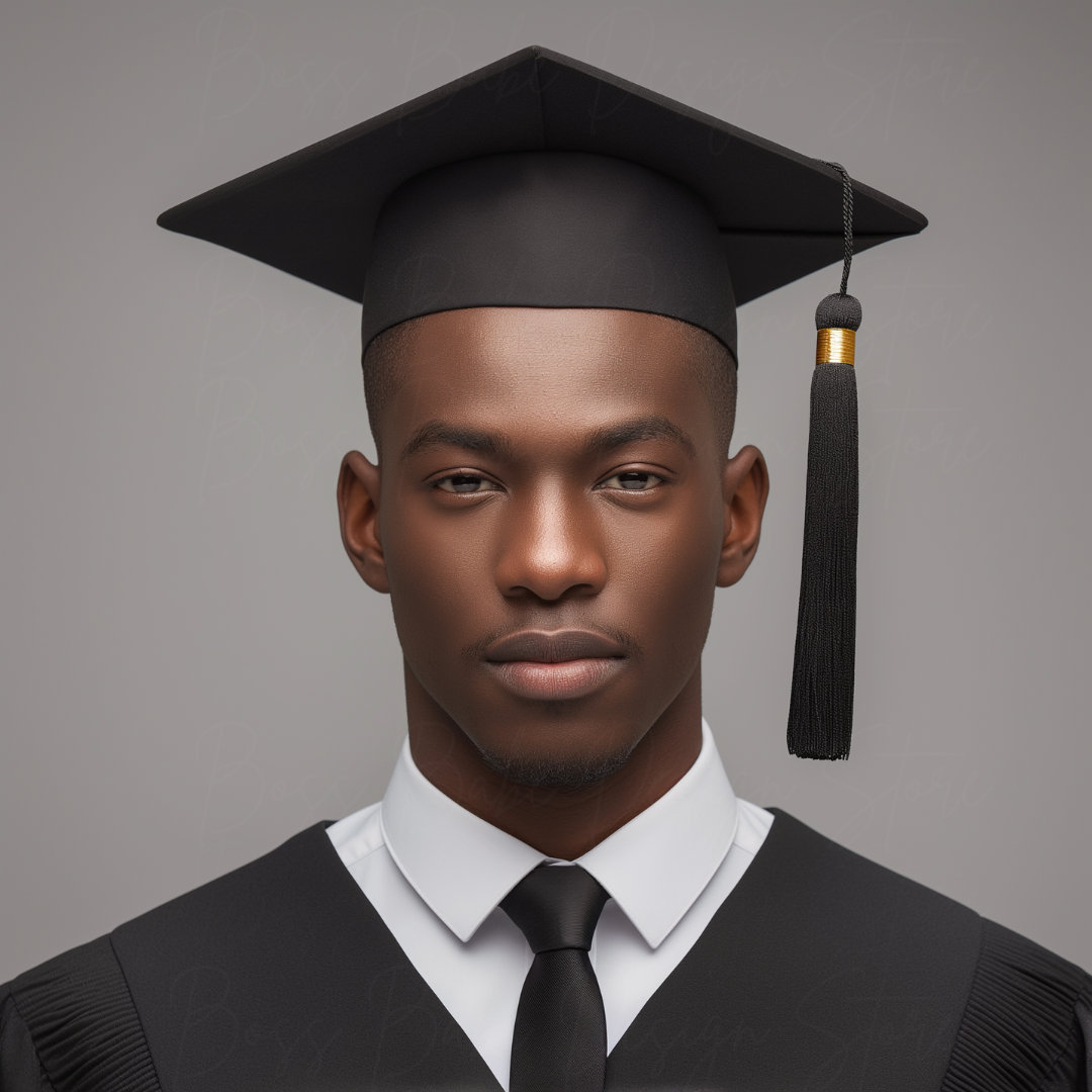5 A.I. Black Male Graduation Stock Model High Resolution PNG Files ...