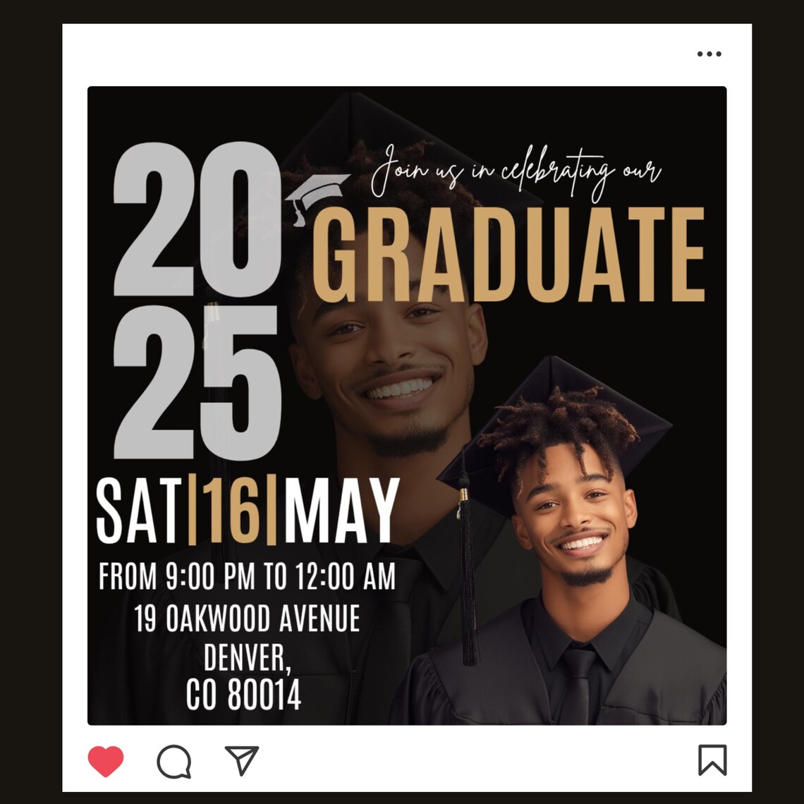 Graduation Party Flyer|editable Party Flyer|graduation Invitation|party ...