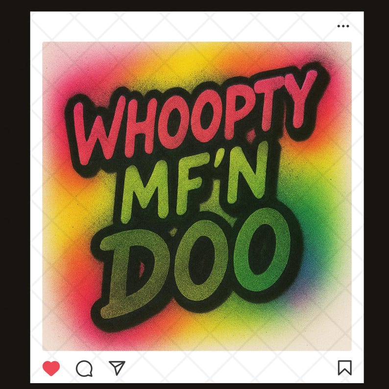 Whoopty Doo PNG Bundle | 10 Graffiti, Bubble, Drip, Neon & Retro Text ...