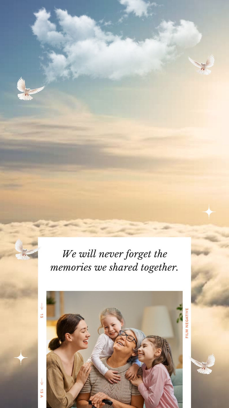 Video Obituary|obituary|classic Funeral Canva Video Template for ...