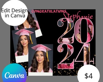 Graduation Flyer Graduation Flyer Editable Graduation Invitation Flyer ...