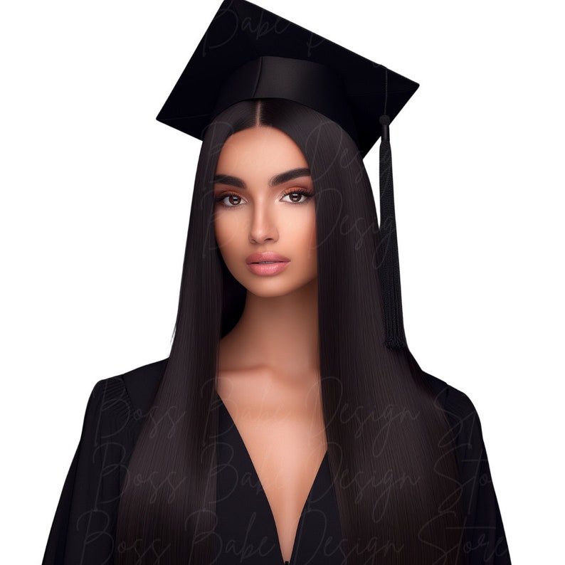 5 A.I. Mediterranean Female Graduation Stock Model High Resolution PNG ...