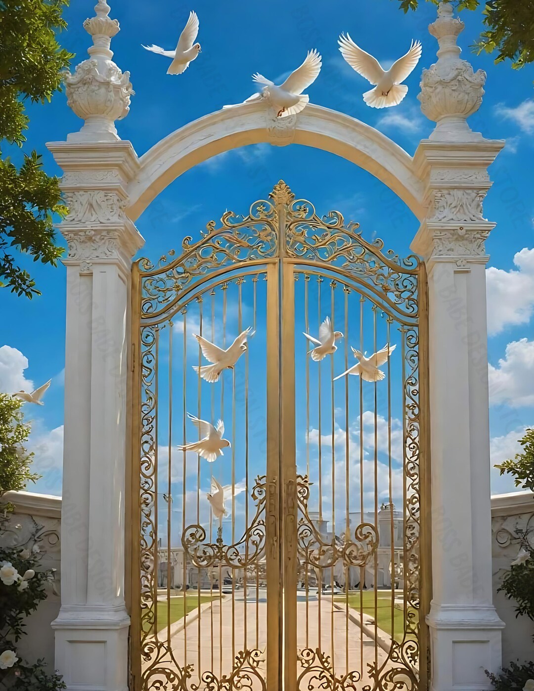 1-heaven Background| Heaven| Gates of Heaven | Columns |memorial ...