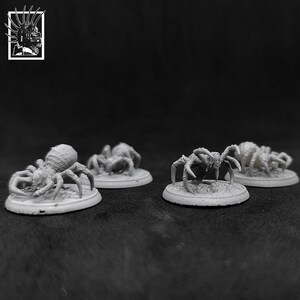 Turned Spiders | Spider Lair | Necropunks Miniatures: 3d Printed Model ...