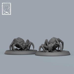 Turned Spiders | Spider Lair | Necropunks Miniatures: 3d Printed Model ...