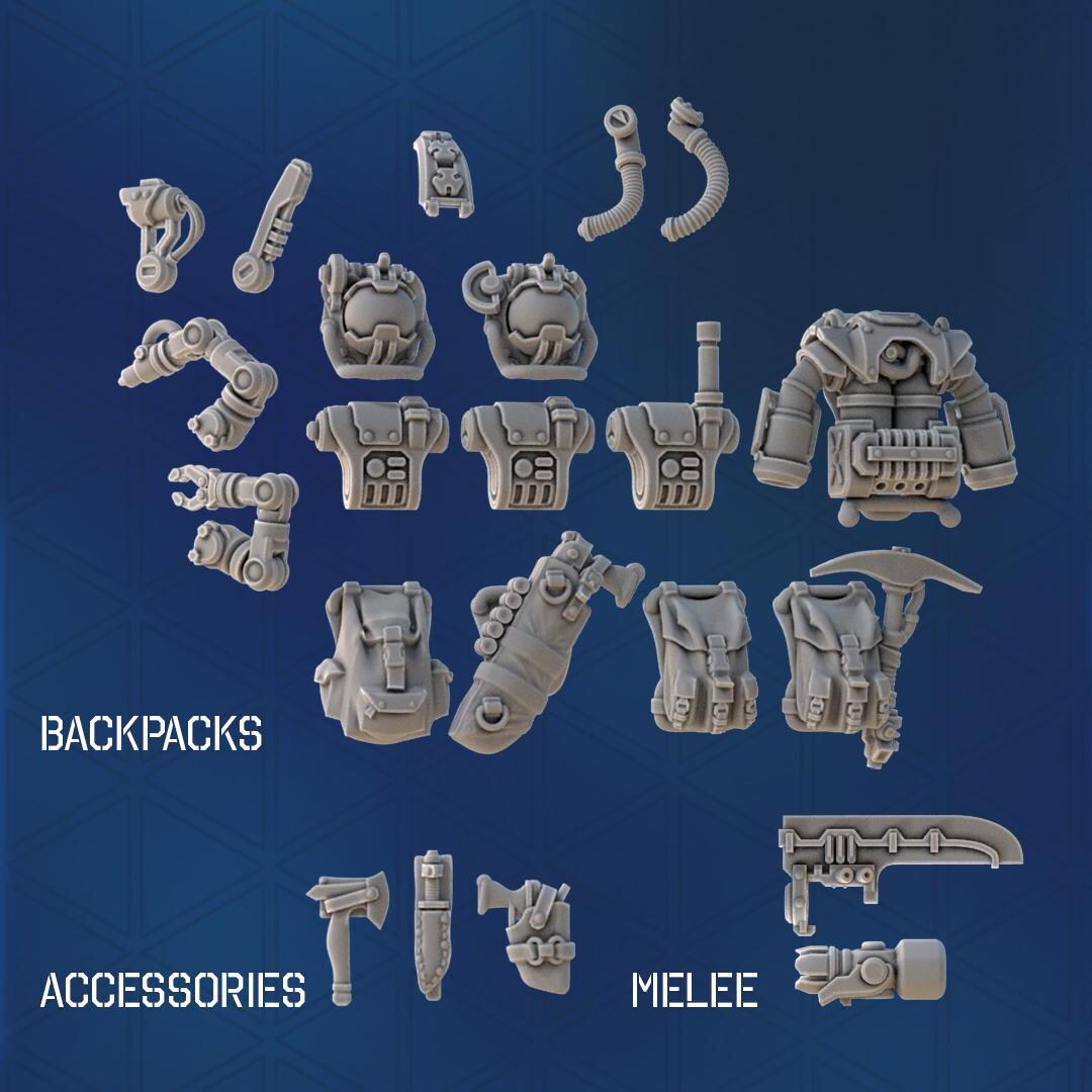 Backpack Pack | Supermassive Space Dwarves | Treadhead Rad: Wargaming ...