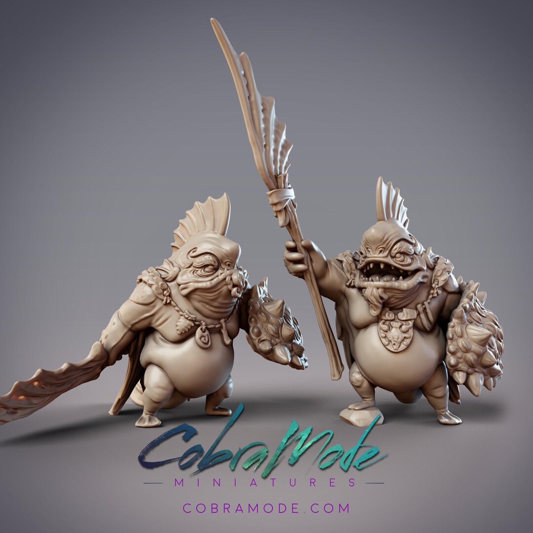 Sommos Jow Veteran | Cobramode: 3d Printed Model Rpg Npc Mini Mythical ...