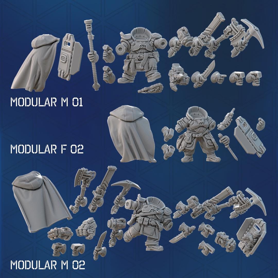 Roughnecks Modular | Supermassive Space Dwarves | Treadhead Rad ...