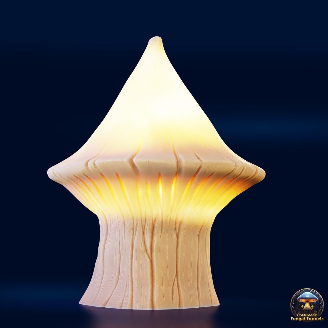 Fungal Tunnels LED Mushroom - 3DHEXES: Home Decor 3d Printed Model ...
