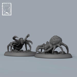 Turned Spiders | Spider Lair | Necropunks Miniatures: 3d Printed Model ...