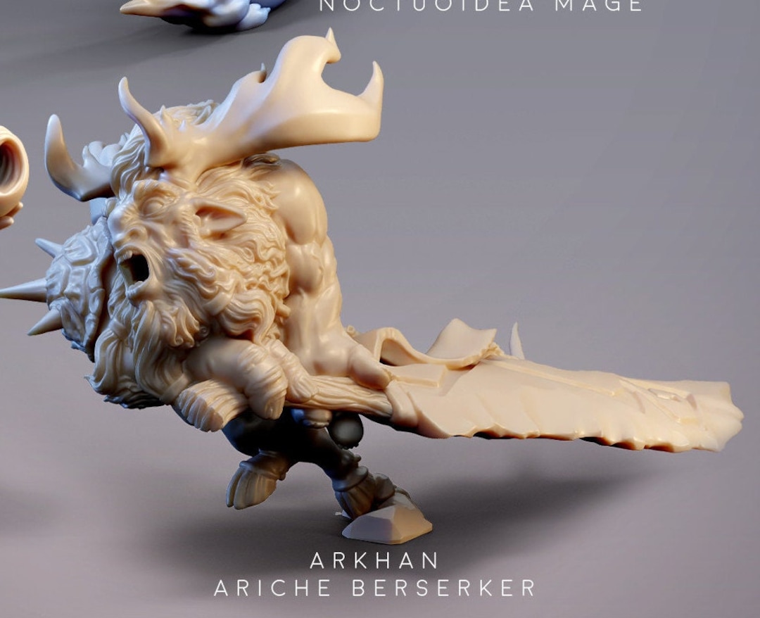 Arkhan Ariche Berserker - Cobramode: Anime Figures 3d Printed Model ...