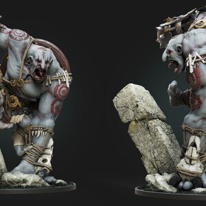 Mountain Troll | Norse Mountains | Necropunks Miniatures: Cold Rocks ...