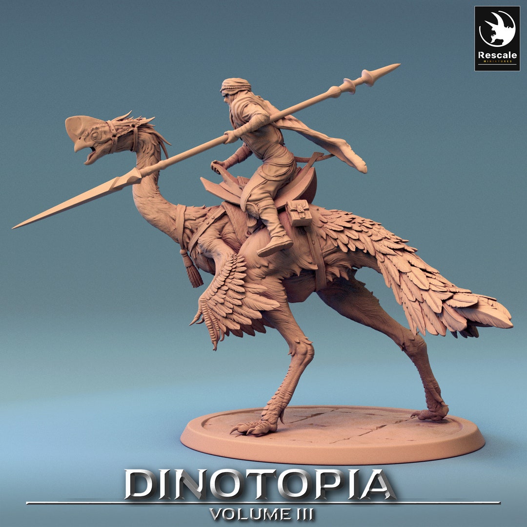 Oviraptor Stance – Dinotopia 3 - Rescale Miniatures: 3d Printed Model ...