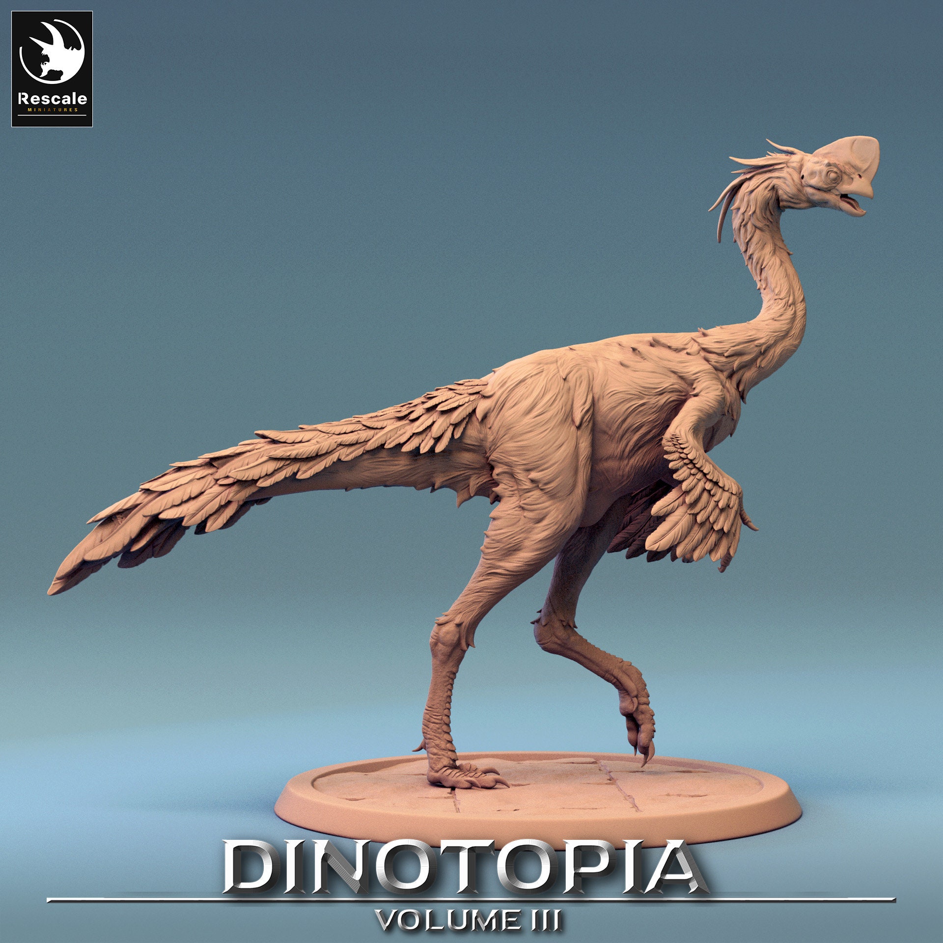 Oviraptor Walk Dinotopia 3 Rescale Miniatures: 3d Printed Model ...
