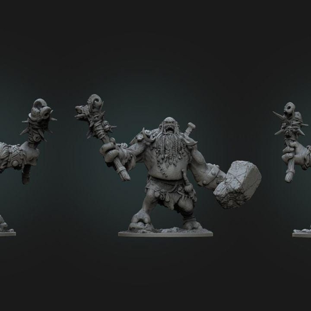Tundra Troll | Norse Mountains | Necropunks Miniatures: Cold Rocks ...