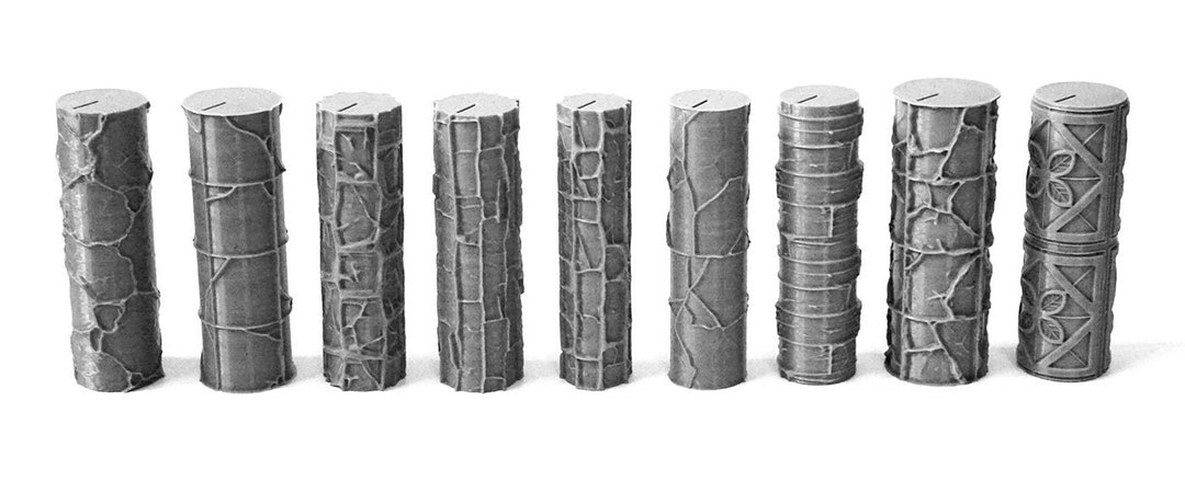 Texture Roller Set 10 STL Loot Factory: Clay Sculptor, Scale Modeling ...