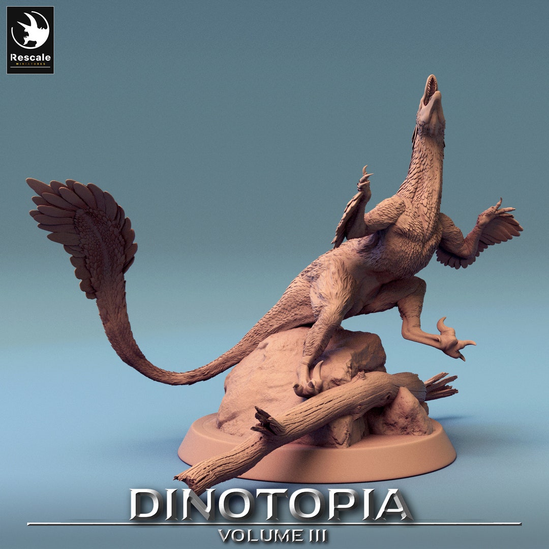 Pyroraptor – Dinotopia 3 - Rescale Miniatures: 3d Printed Model ...