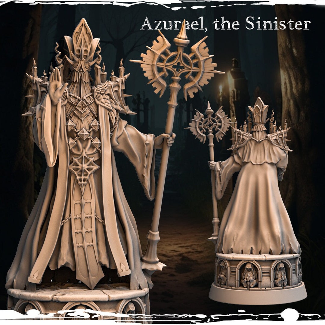 Azurael the Sinister | Marked by Darkness | Monolith Arts: 3d Print ...