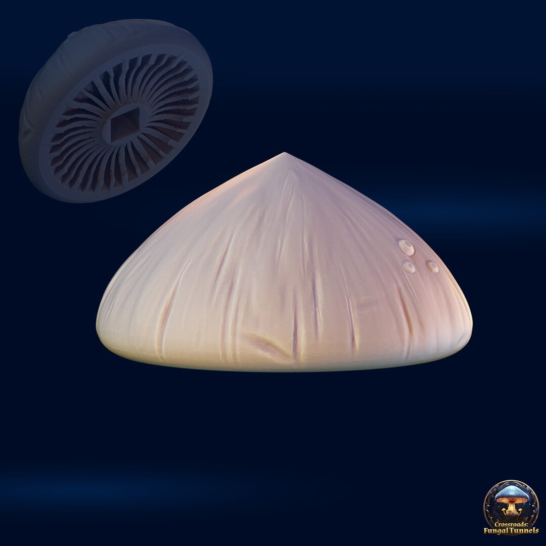 Fungal Tunnels Mushroom Cap 1 - 3DHEXES: Scatter Scenery 3d Printed ...