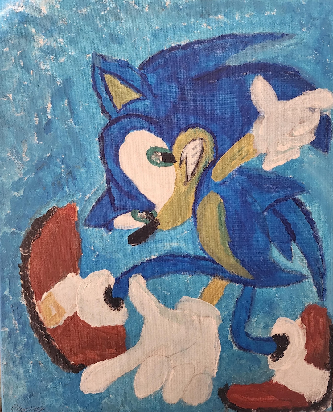 Sonic the Hedgehog "fanart" - Etsy