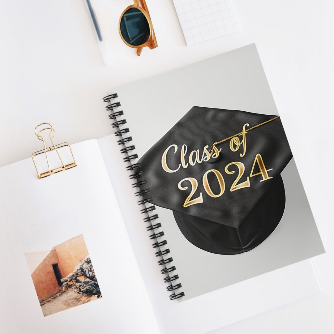 Notebook Class of 2024 Graduation Hat Graduate Gift Notebook Graduation ...