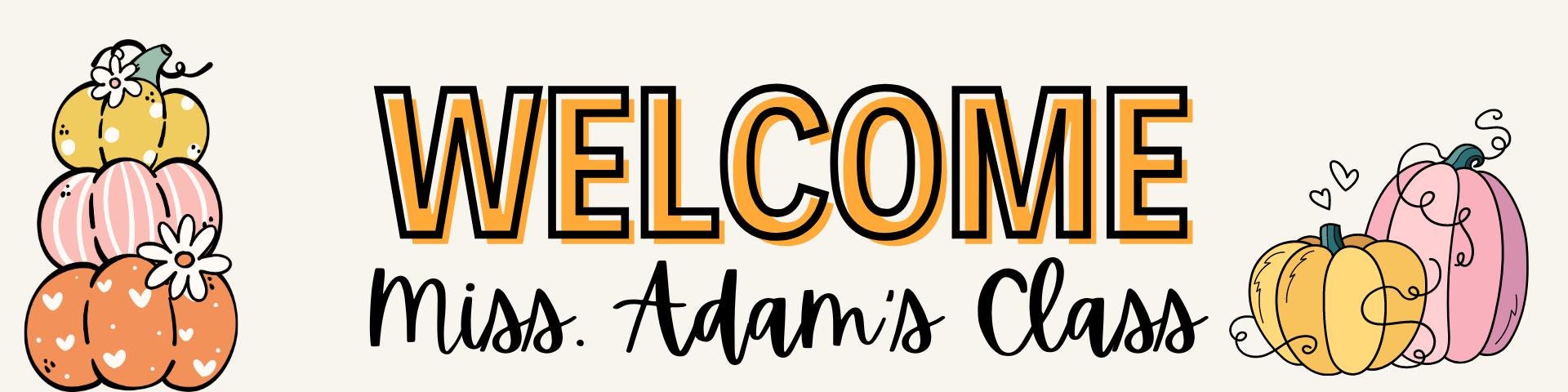 Fall Name Google Classroom Banner - Etsy