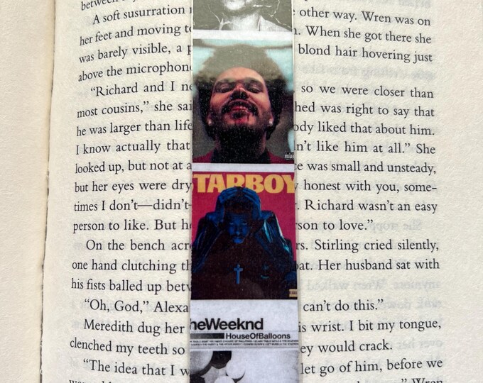 The Weeknd Album Cover Bookmark - Etsy