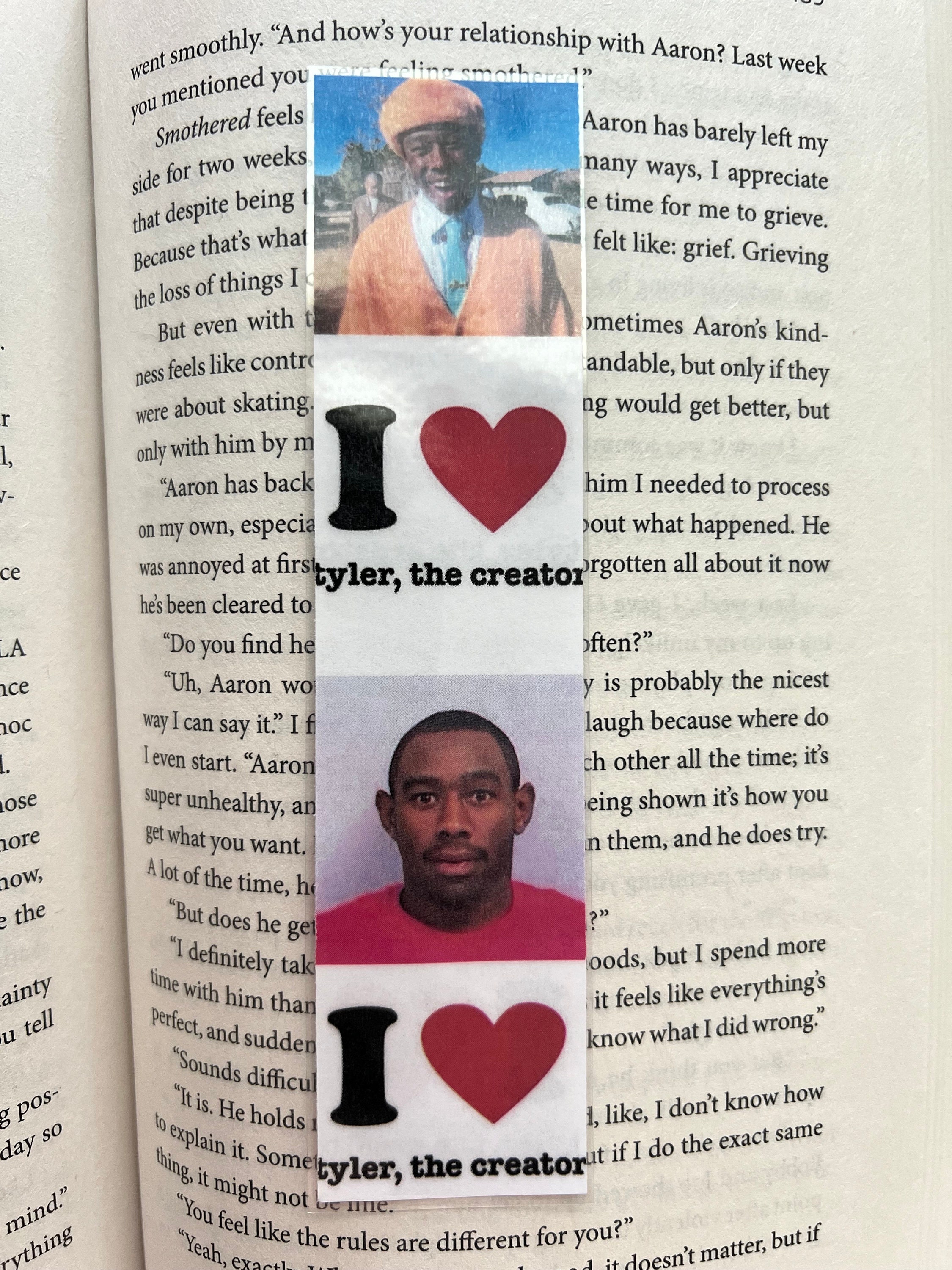 I Love Tyler, the Creator Aesthetic Bookmark - Etsy