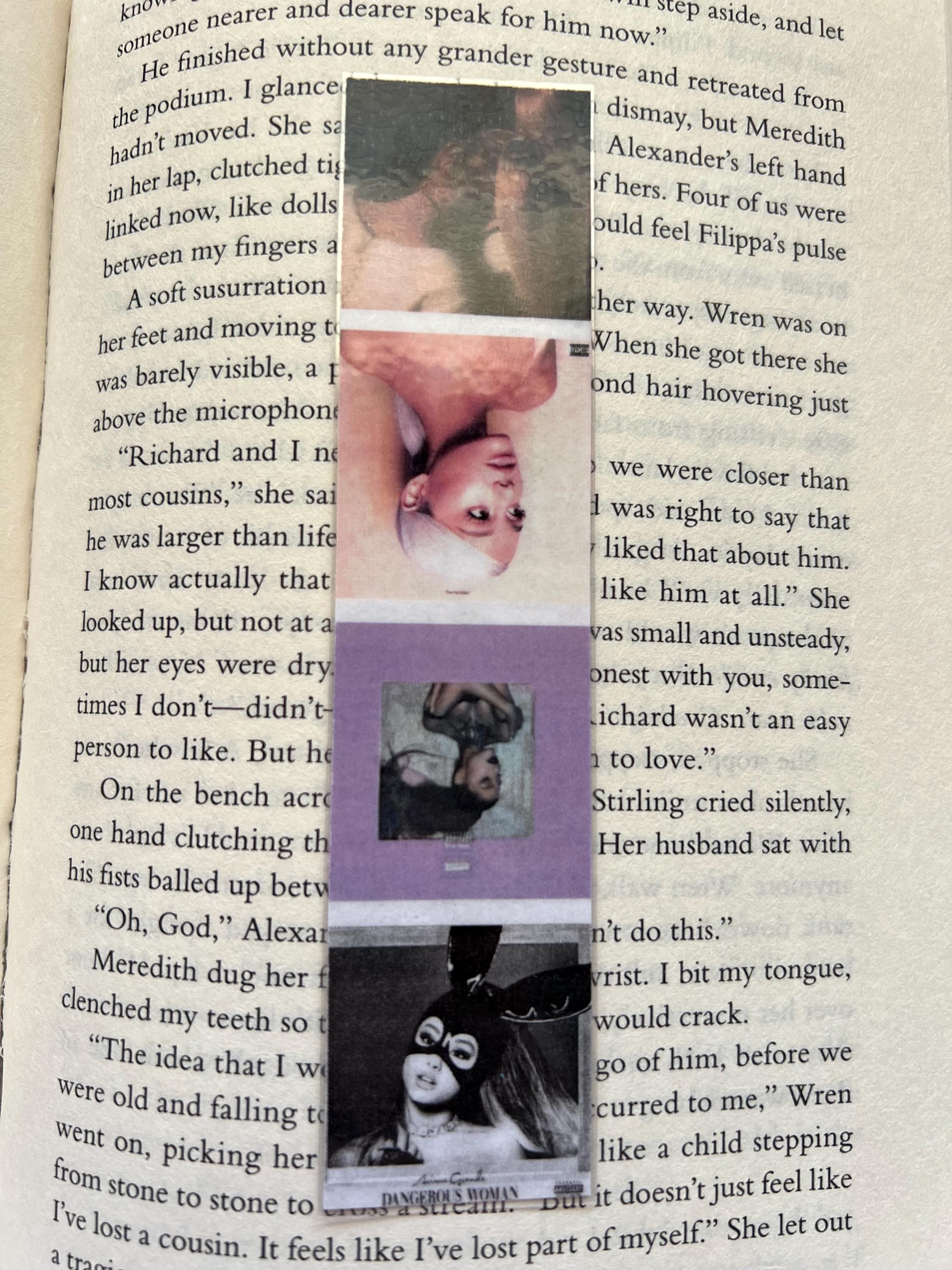 Ariana Grande Album Cover Bookmark - Etsy