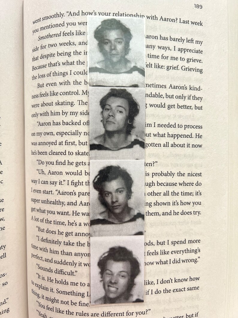 Harry Styles Aesthetic Bookmark - Etsy