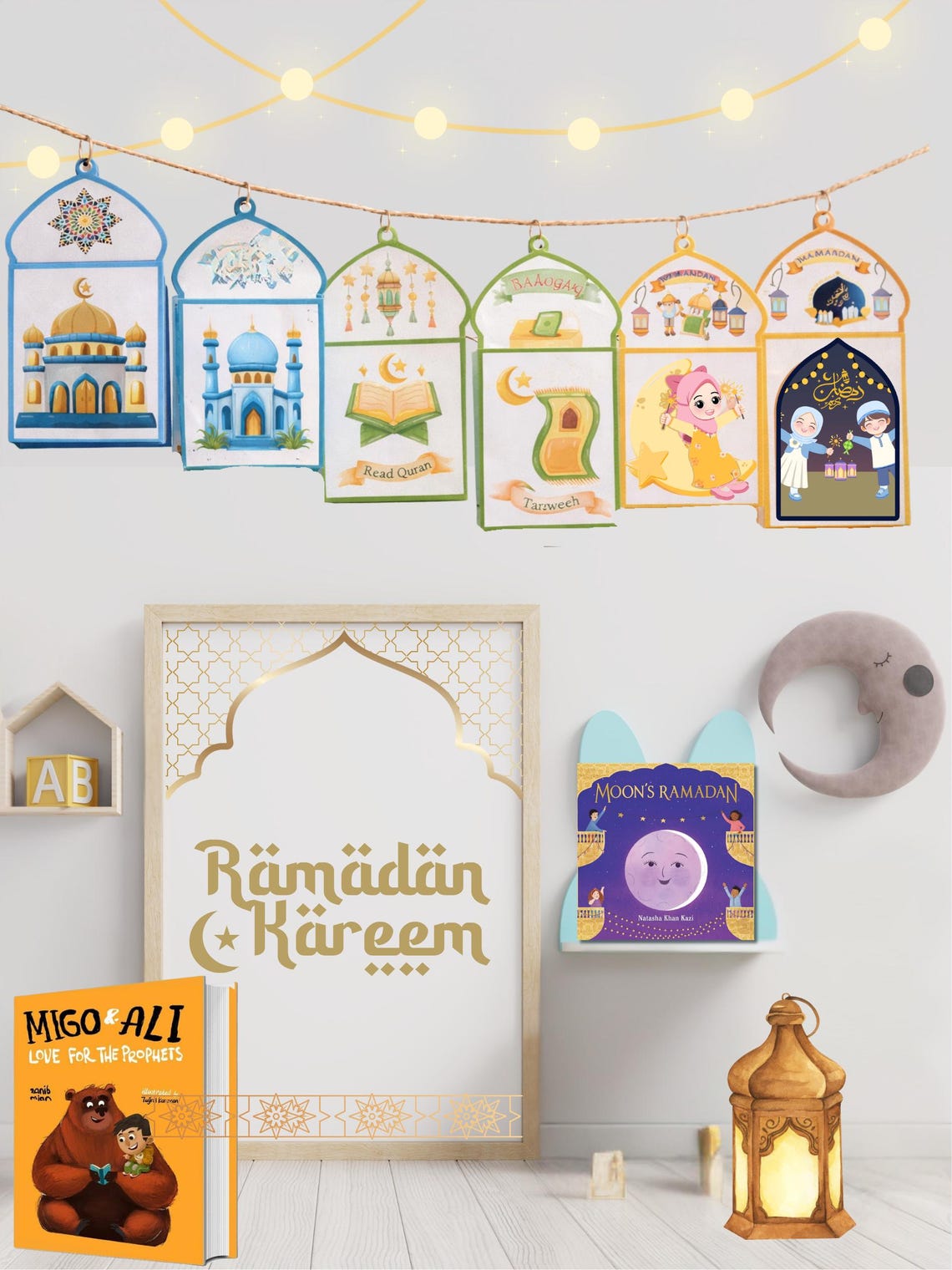 Ramadan Lantern Printable | Ramadan Kids Craft Activity (PDF Download ...