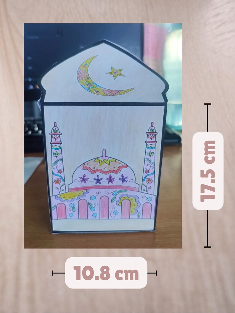 DIY Ramadan Lantern Printable | Ramadan Kids Craft Activity (PDF ...