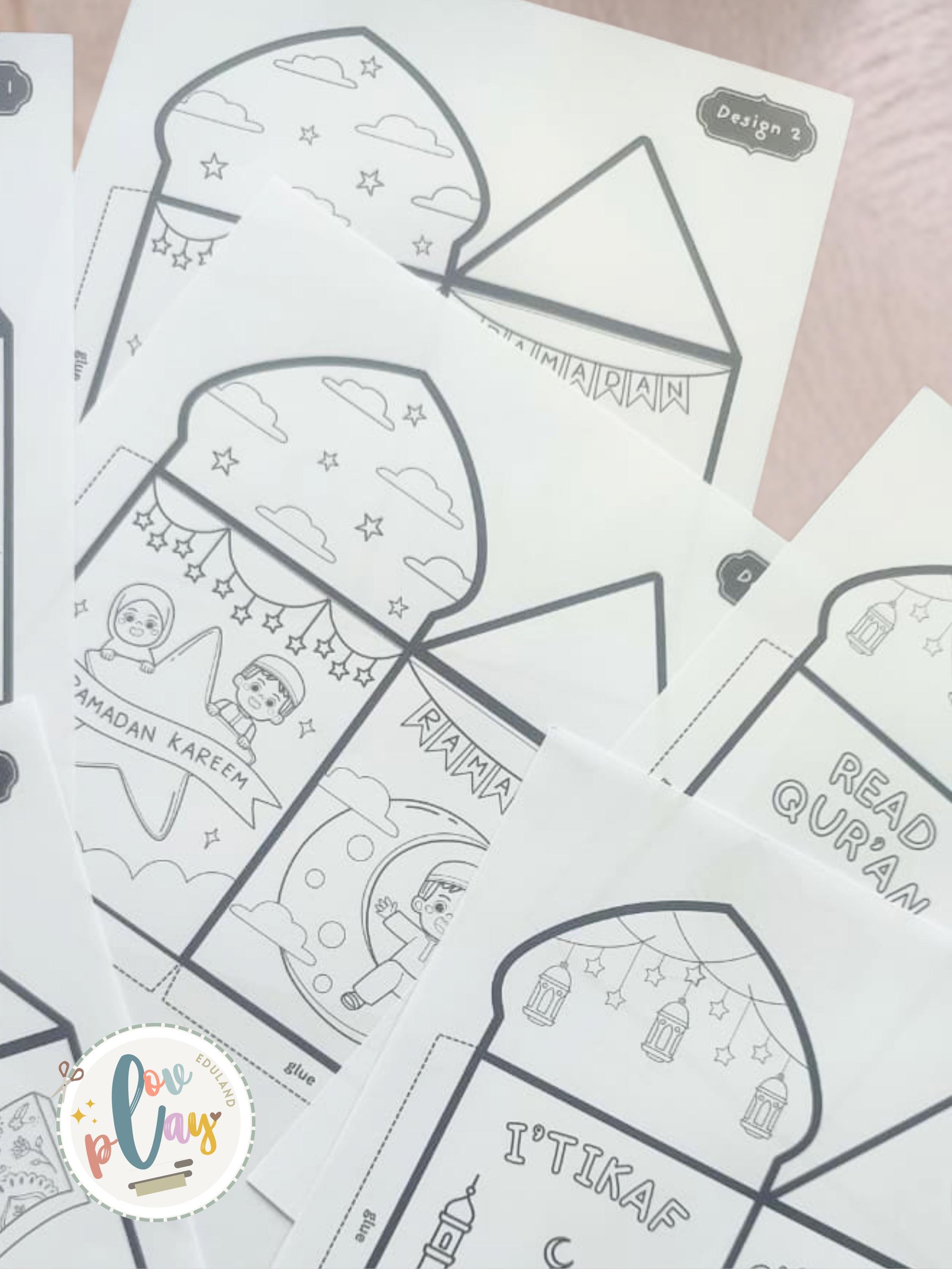 DIY Ramadan Lantern Printable | Ramadan Kids Craft Activity (PDF ...