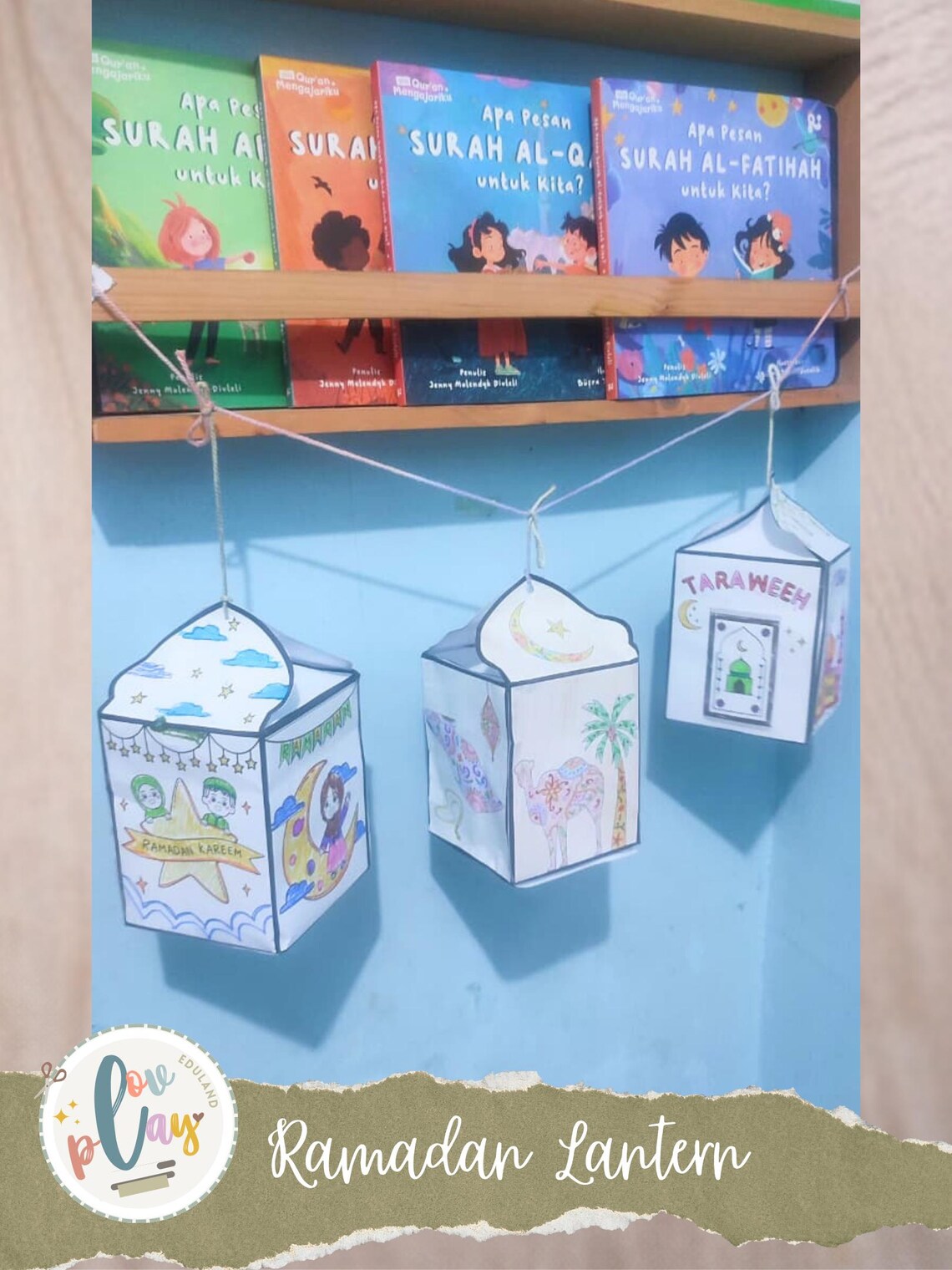 DIY Ramadan Lantern Printable | Ramadan Kids Craft Activity (PDF ...