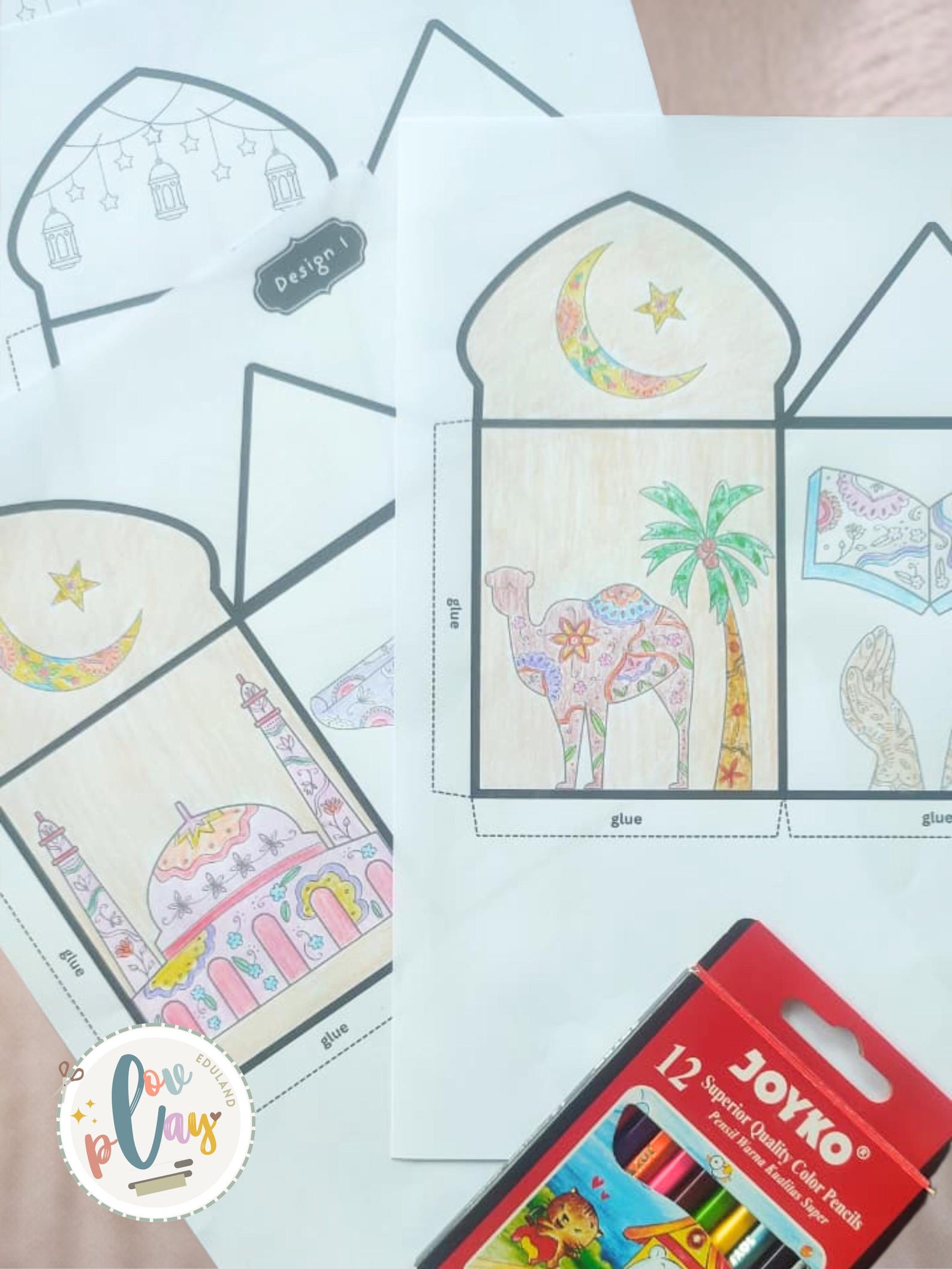 DIY Ramadan Lantern Printable | Ramadan Kids Craft Activity (PDF ...