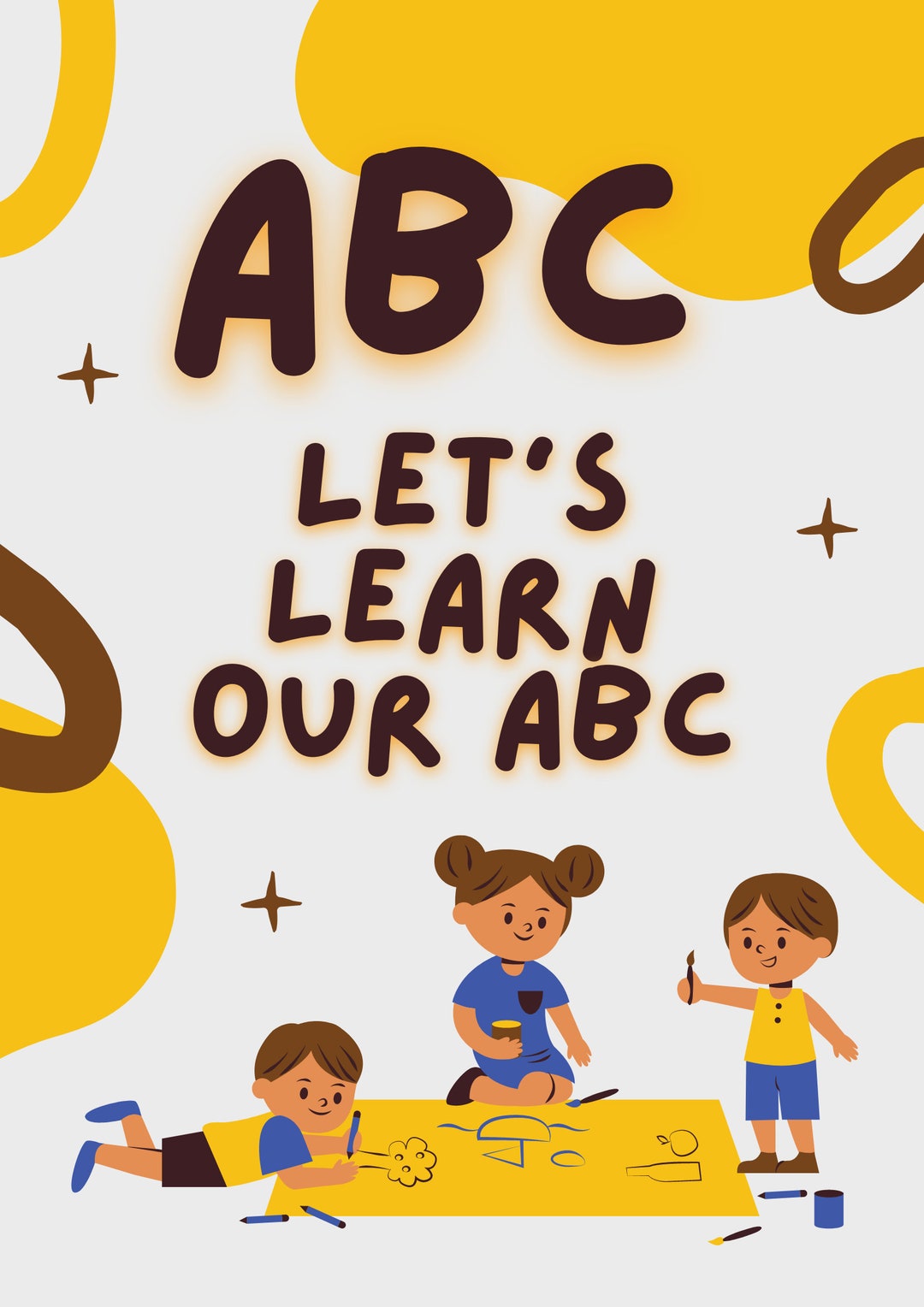 ABC Posters for Kids - Etsy