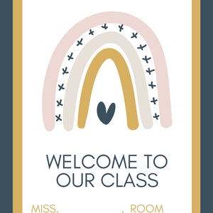 Welcome to Our Class Posters - Etsy
