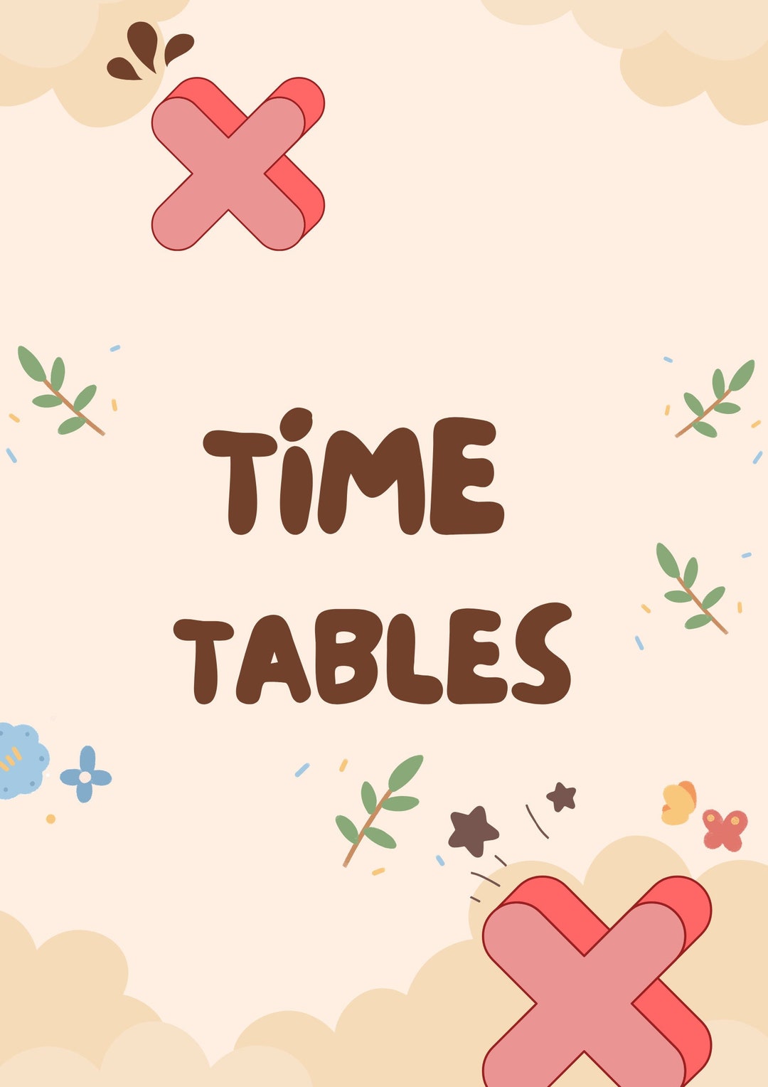 School Posters Timetables Cute Animals - Etsy