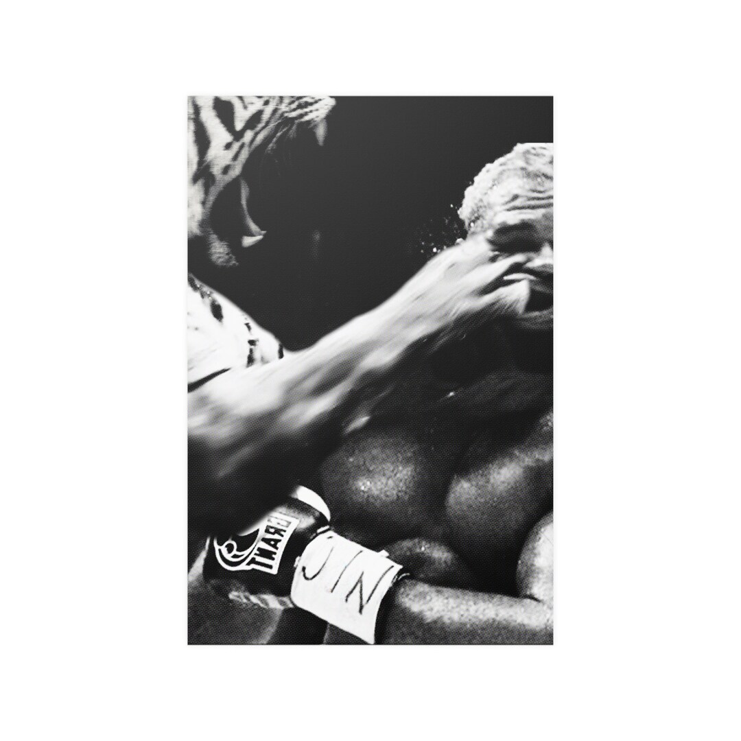 Tiger Punching Boxer Satin Posters 210gsm - Etsy