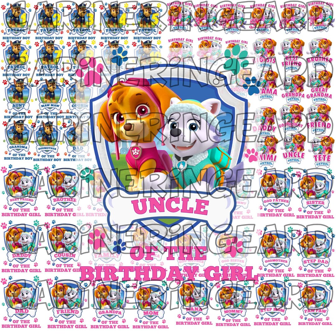 Mega Birthday Boy Girl PNG Bundle, Birthday Boy Family Shirt, HPBD Boy ...