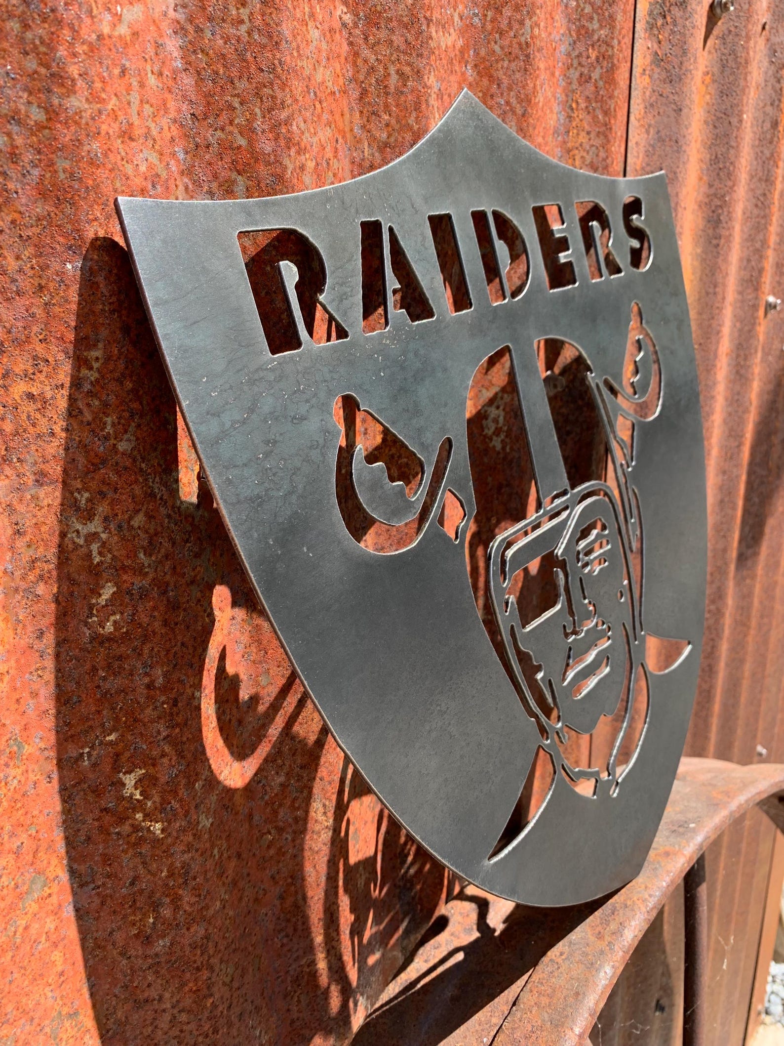 Las Vegas Raiders Metal Art Steel Sign - Etsy