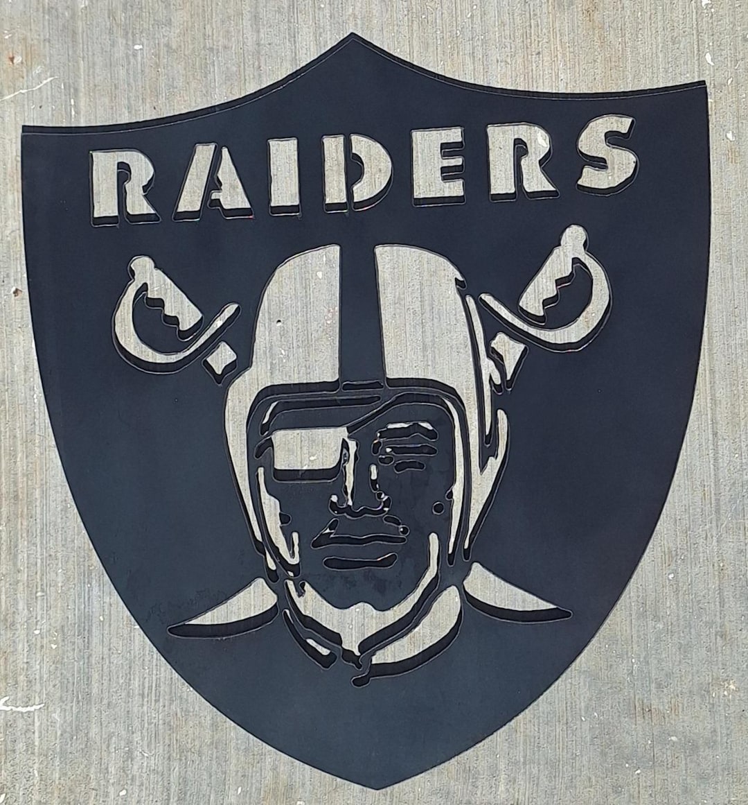 Las Vegas Raiders Metal Art Steel Sign - Etsy